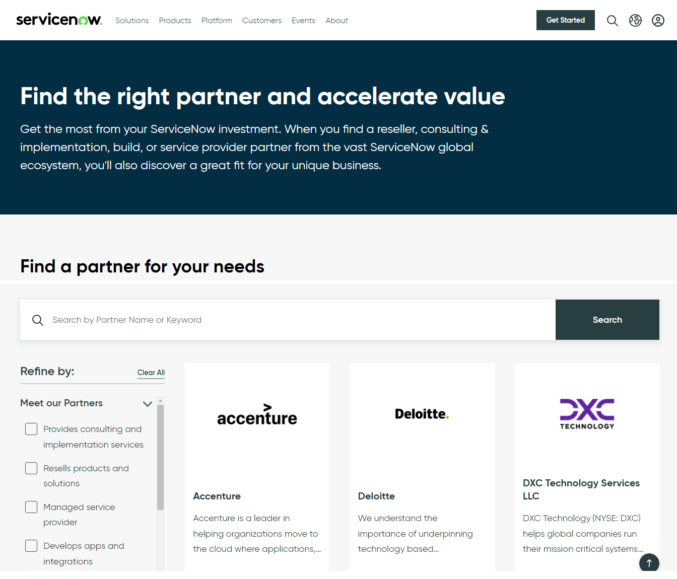 [ServiceNow] 認定パートナーの検索サイト(Find Partner)のご紹介 | NowLibrary